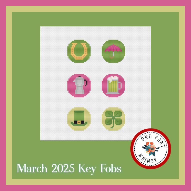 Key Fobs - March Chart – One Part Whimsy